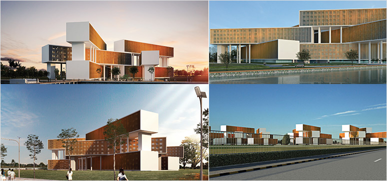 Vertically Stacked Modules - Infosys Campus MIHAN, Nagpur | WFM Media