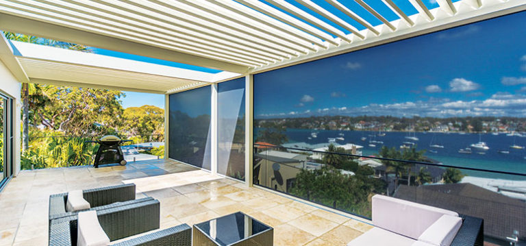 High Wind Resistant Terrace coverings from Renson | WFM MEDIA