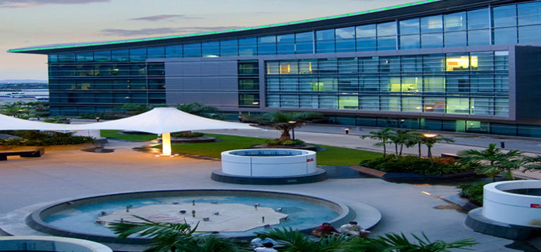 Falling Lotus Blossoms EON IT Park - Architectural Design | WFM Media