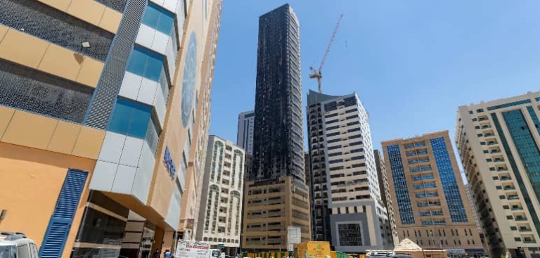 Fire-Hazard Cladding Removal: Sharjah Safety Drive