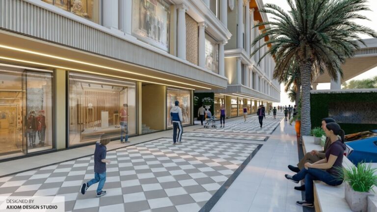 Modern And Sleek Shopping Mall Façade Design: A Blend Of Aesthetics ...